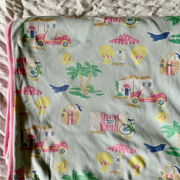 Tbbc Beaufort bonnet bishop beach towel in Bahama bound print
